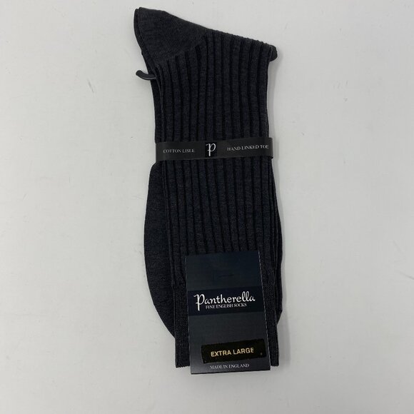 Pantherella | Underwear & Socks | New Pantherella 564 Dark Grey Cotton ...